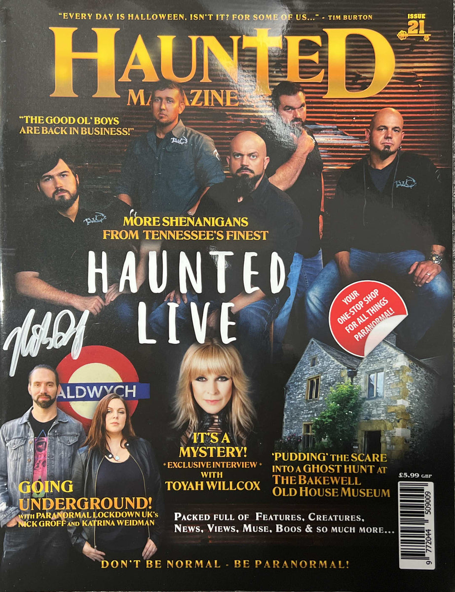 #21 Autigraphed Nick Groff Haunted Magazine THIS IS A HARD COPY – Daniel Klaes - Haunted Store